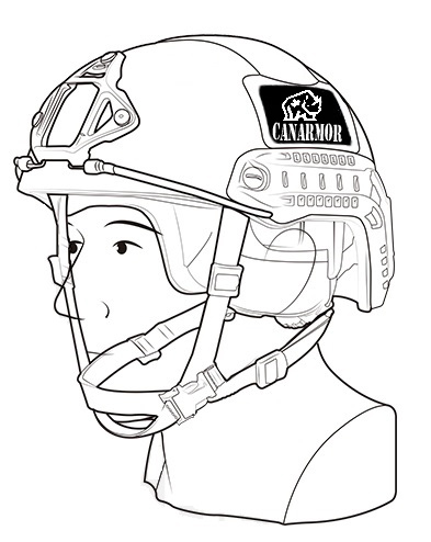 FAST helmet cover - multi colour helmet skin for protection